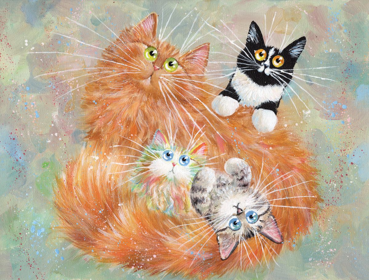 My first triptych – Kim Haskins Art