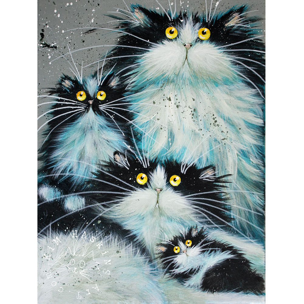 'Family of Fur' poster print – Kim Haskins Art